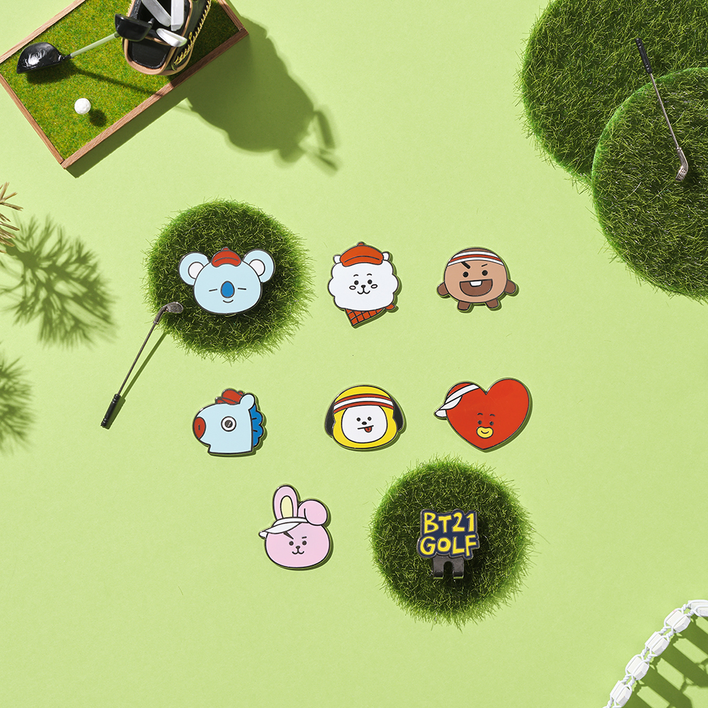 [핫딜] BT21 GOLF 홀인원 볼마커 7종 택1 - 딜팡 - 골프용품 전문쇼핑몰